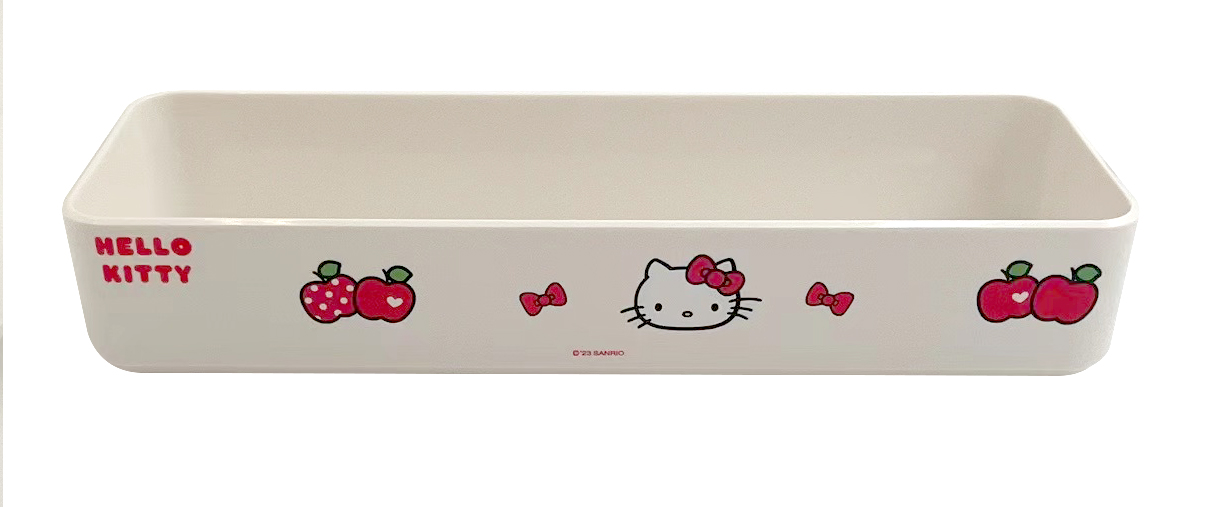 Hello Kitty Apple Collection Stackable Storage Box for Small Items (L ...