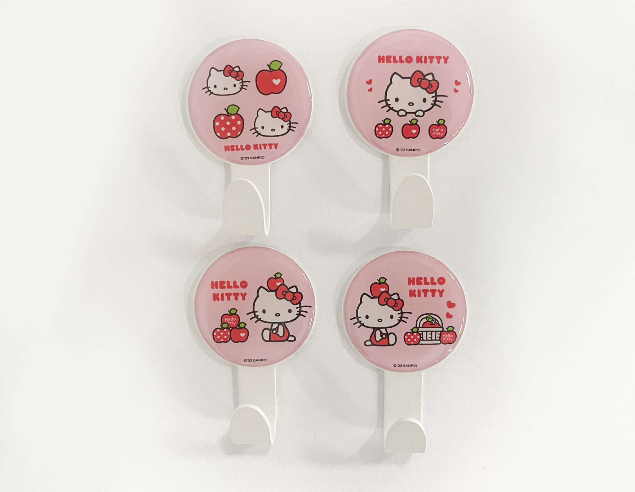 Hello Kitty Apple Collection Hooks (4 pcs) – Miniso Home Romania