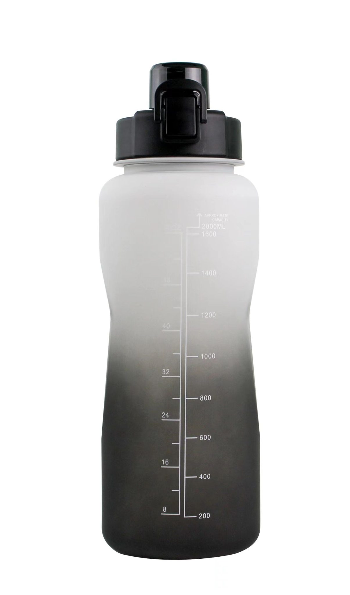 Gradient Plastic Bottle with Handle- Black and White Series – Miniso ...