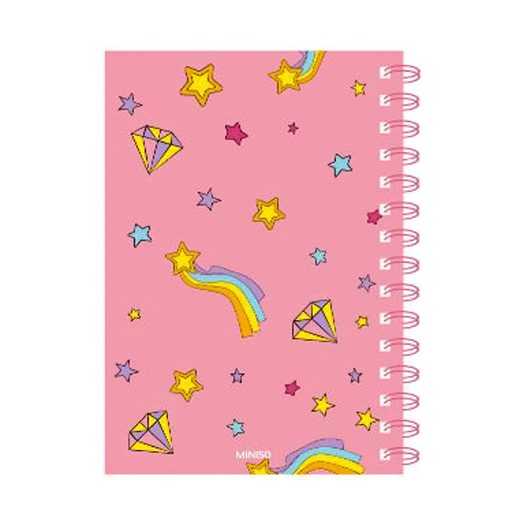Unicorn Series A5 Gold Powder Wire-bound Book (64 Sheets) – Miniso Home ...
