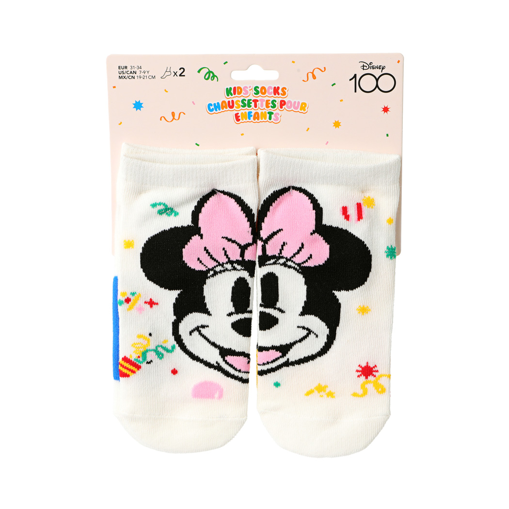 Miniso Disney 100 Celebration Collection Big Head Cotton Kids’ Socks 2 ...