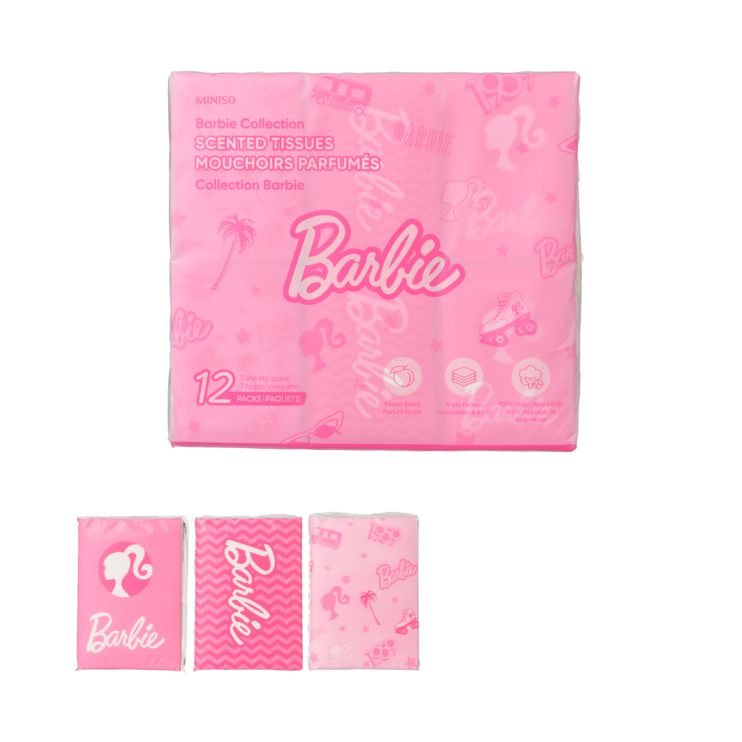Barbie Collection Scented Tissues (12 Packs) – Miniso Home Romania