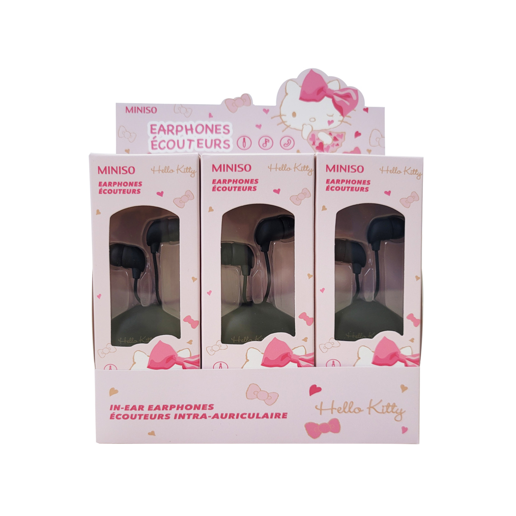 Hello Kitty In-Ear Earphones with Oval Storage Case – Miniso Home Romania
